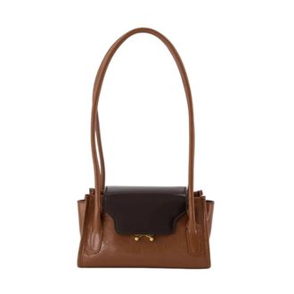 Marni Trunkette Mini Schultertasche - - Bags - Damen - Braun - ONE SIZE