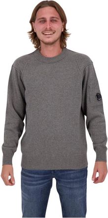 C.P. Company C.p. Company, Homme, Pulls, Gris, Taille: 2XL Kn707A 921 Maille Col Rond