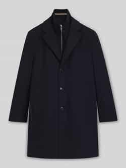 HUGO BOSS Regular Fit Mantel aus Woll-Kaschmir-Mix