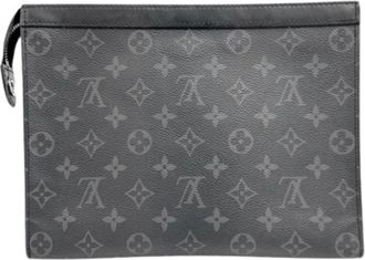 Louis Vuitton Sac pochette Pre-owned- Pochette - Homme - Pre-owned - Gris - Taille: ONE Size
