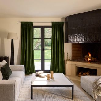 Madura Rideau À Galon Fronceur Dalila Vert olive - VERT