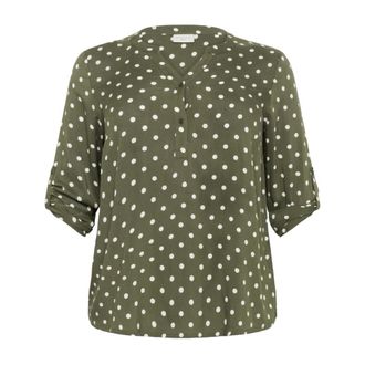 Kaffe Curve Femme, Blouses et Chemises, Vert, Taille: 48 FR Blouses