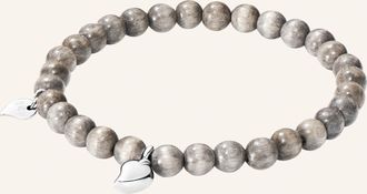 Tamara Comolli Tamara Comolli Armband Bracelet India Greywood Drop Medium Greywood 18k Wei&szlig;gold silber