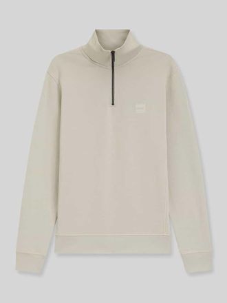 Boss Orange by Hugo Boss Regular Fit Troyer aus reiner Baumwolle Modell Zetrust