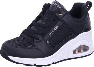Skechers Femme Uno Wedge-Everything Nice Basket, Noir, 38 EU