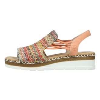 Rieker Femme, Chaussures, Multicolore, Taille: 40 EU Sandale compens&eacute;e