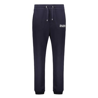 Balmain Homme, Pantalons, Bleu, Taille: L Pantalon de surv&ecirc;tement &agrave; cordon de serrage avec logo