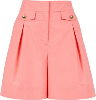 Twinset Femme, Shorts, Rose, Taille: 40 FR Short structur&eacute; taille haute