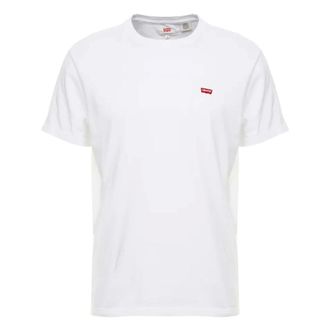 Levi's Homme, Tops, Blanc, Taille: M Camiseta de Manga Corta 56605-0000