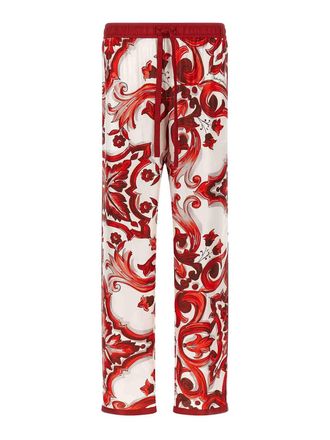 Dolce & Gabbana Pantalons D&eacute;contract&eacute;s - Rouge