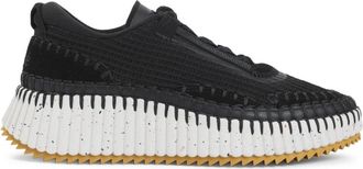 Chlo&eacute; Femme, Chaussures, Noir, Taille: 40 EU Baskets Nama noires en mesh