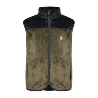 Moncler Polartec Daunenweste - - Jackets - Herren - Gr&uuml;n - L