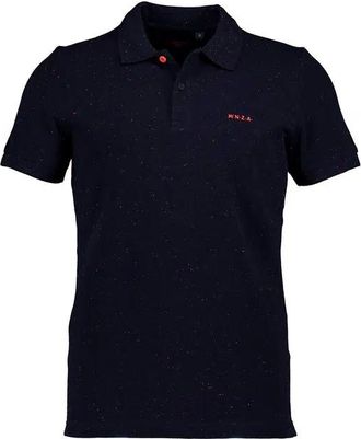 N.Z.A. Herren Polo-Shirt blau meliert