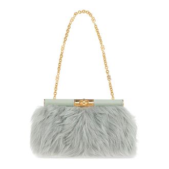 Dolce & Gabbana Femme, Sacs, Vert, Taille: ONE Size Marlene Small Clutch