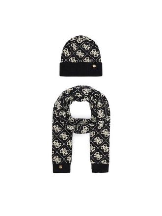 Guess Set Schal und M&uuml;tze GFBOX WP6401 Schwarz