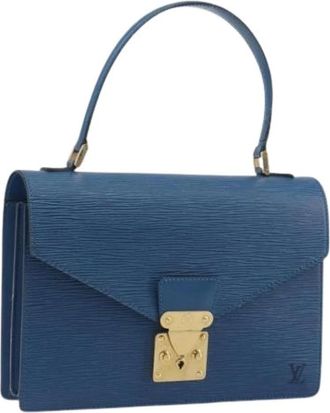 Louis Vuitton Pre-owned Vintage Epi Hand Bag - Femme - Pre-owned - Bleu - Taille: ONE Size