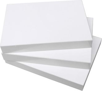 DOITOOL 3 Stück Wandregal Weiß Wandmontierte Schwebende Bücherregale aus Holzwerkstoff für Wohnzimmer Schlafzimmer Büro zur Dekoration und Aufbewahrung