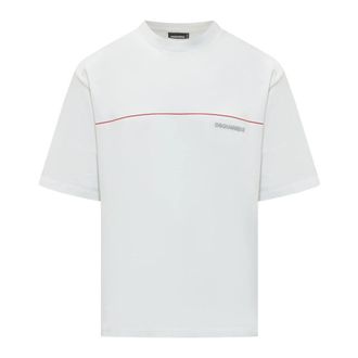 Dsquared2 T-Shirts - - Tops - Herren - Wei&szlig; - L