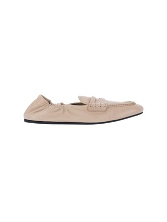 Miu Miu Ruches Nappa Loafers