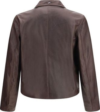 Our Legacy Calf Leather Jacket - Brown