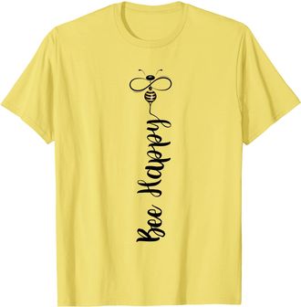 Bee Happy Unendlichkeit Symbol Bienen T-Shirt
