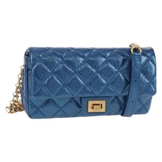 Chanel Sac bandouli&egrave;re Pre-owned - Femme - Pre-owned - Bleu - Taille: ONE Size