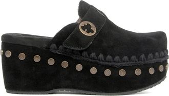 Mou Femme, Chaussures, Noir, Taille: 40 EU Clog Plain 611001A