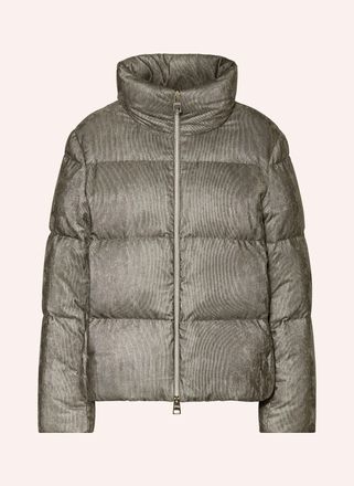 Herno Herno Jacke Piumino Mit Glitzergarn grau