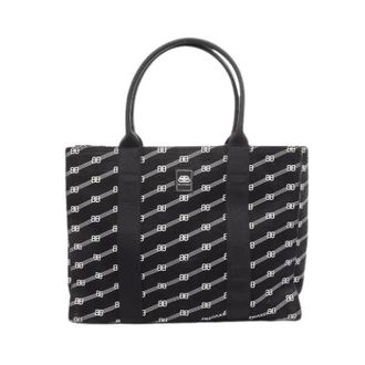 Balenciaga Pre-owned BB Monogram Canvas Tote Bag - - Pre-owned - Damen - Schwarzk - ONE SIZE