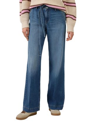 s.Oliver Jeans Suri/Regular Fit/Mid Rise/Wide Leg/mit G&uuml;rtel