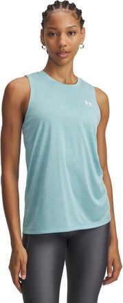 Under Armour Tech Tank Twist - Blue Haze/White - MD, Blue Haze/Wei&szlig;, M