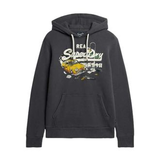 Superdry New York Vintage Logo Hoodie - - Sweatshirts & Hoodies - Herren - Grau - XL