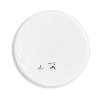 Räder Schneetag Teller Hundeschlitten D.22cm, H.1,2cm