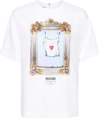 Moschino Femme, Tops, Blanc, Taille: 38 FR Camicia in acrilico