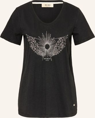 Mos Mosh Mos Mosh T-Shirt Mmgethi Mit Schmucksteinen schwarz