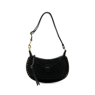 Isabel Marant Stud-embellished Suede Shoulder Bag