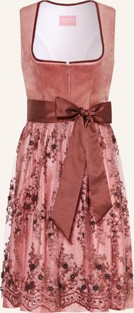 Kr&uuml;ger Kr&uuml;ger Dirndl Kaelyn Mit Schmuckperlen rosa