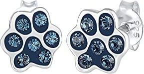 Elli Boucles dOreilles Patte Cristaux