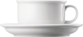 Thomas Trend Fr&uuml;hst&uuml;ckstasse mit Untertasse, Porzellan, wei&szlig;, 400 ml, 2-tlg., 14660