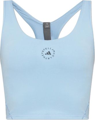 adidas by Stella McCartney Femme, Sport, Bleu, Taille: 38 FR Training Top