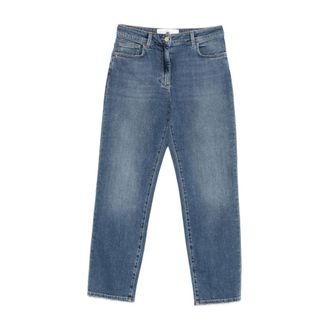 Elisabetta Franchi Damen, Jeans, Blau, W30Gr&ouml;&szlig;e