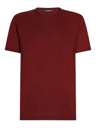 Dolce & Gabbana t-shirt à détail logo - Rouge