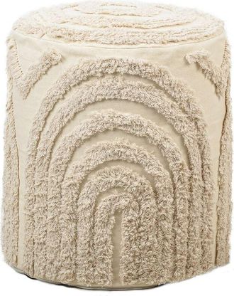 Nordlys Nordlys - Pouf de Salon en Tissu a Motifs