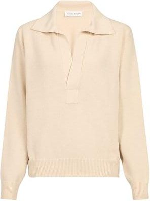 Victoria Beckham Pull col V &agrave; revers en laine et cachemire