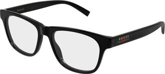 Gucci Rechteckige optische Fassung - - Accessories - unisex - Schwarzk - 55 MM
