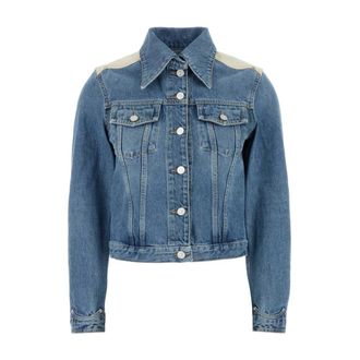 Givenchy Jeansjacke mit Passe - - Jackets - Damen - Blau - S