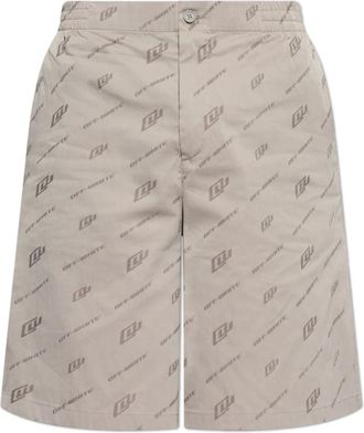 Off-white Homme, Shorts, Beige, Taille: S Logo Shorts