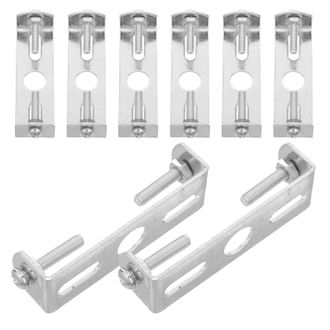 Artibetter 8 St&uuml;ck Deckenleuchtenhalterung Montageplatten 60mm aus Langlebigem Eisen f&uuml;r Kronleuchter und Ventilatoren Universelle Lampenhalterung f&uuml;r Wohn und S