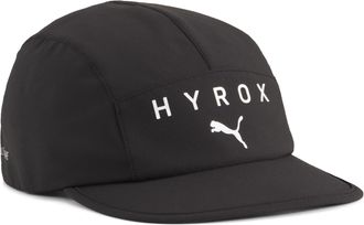 Puma x HYROX Running 5-Panel-Cap, Accessoires, Schwarz, OSFA