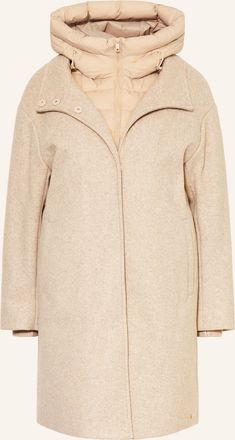 Rino&Pelle Rino & Pelle Mantel Omri Mit Herausnehmbarer Blende beige